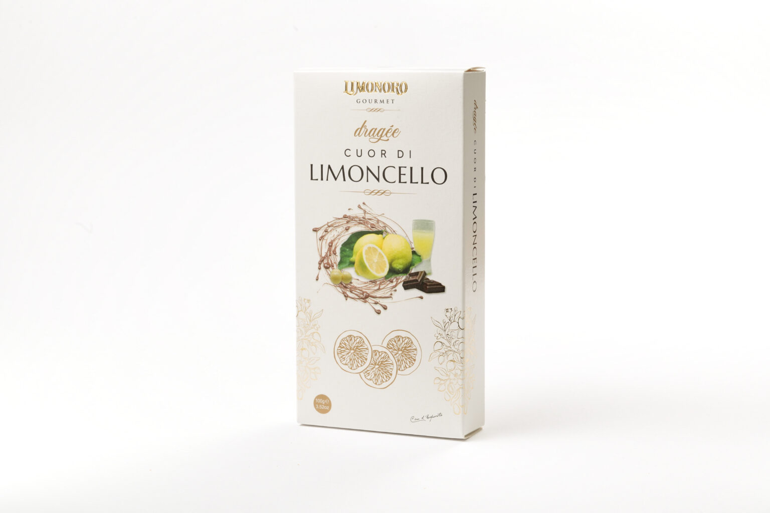 Dragée Cuor di Limoncello 100g - Limonoro