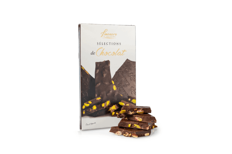 Sélection de Chocolat Extra Dark & Pistachio 150g - Limonoro